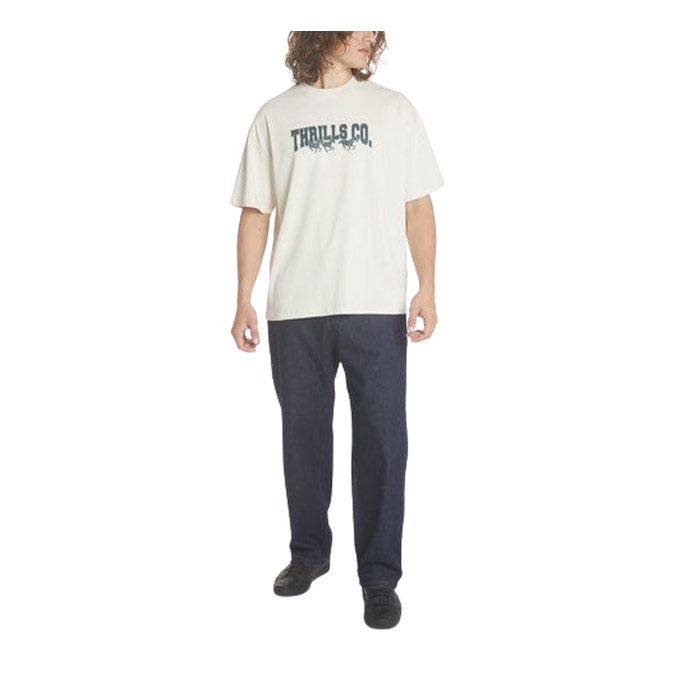 Thrills Chariot Rides On Box Fit Oversize Tee - Heritage White | Hemley ...